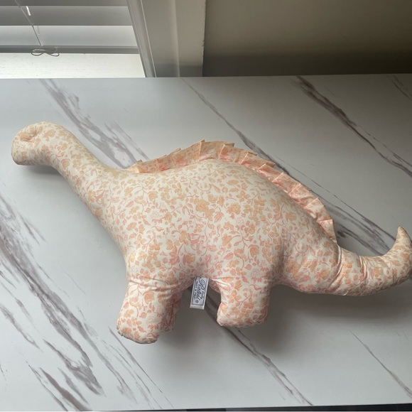 Pratesi | Toys | Baby Patesi Pink Paisley Dinosaur Plush Toy | Poshmark